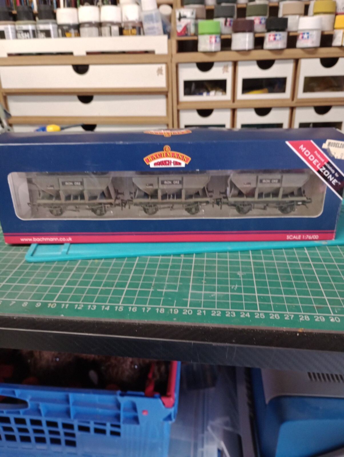 BR Grey 24ft Hopper iron ore (weatherd) | eBay UK