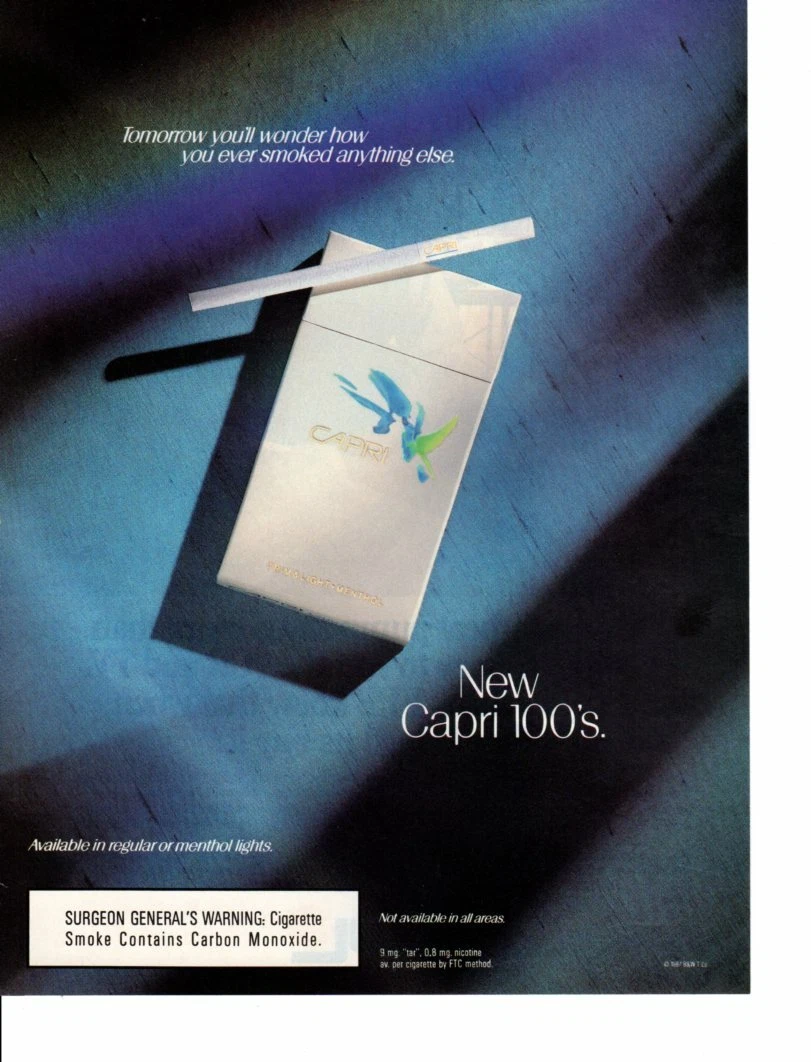 Capri 120's Menthol Super Slims Lights 2-Pack – Vintage, 42% OFF