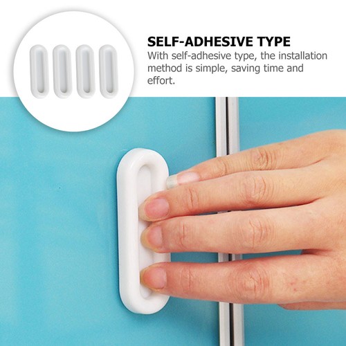 12 Pcs Self Stick Door Handles Cabinet Home Accessory Multi-function ...