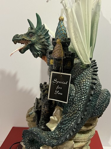 Vintage From The Ray Chia Collection Dragon Guarding Castle Fiber ...