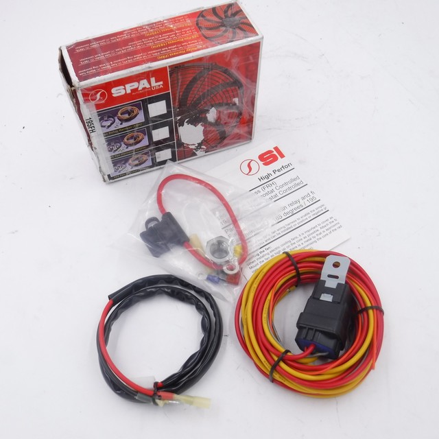 FRH SPAL Electric Fan Relay 40 Amp 12v Single Pole Wiring Harness Kit ...