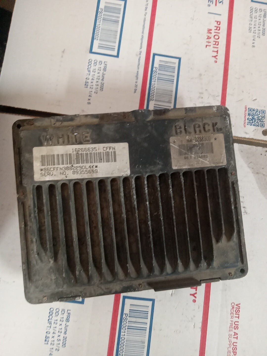 1998-99 GMC Chevy ECM ECU Engine Control Module Computer 16266635 CFFN ...