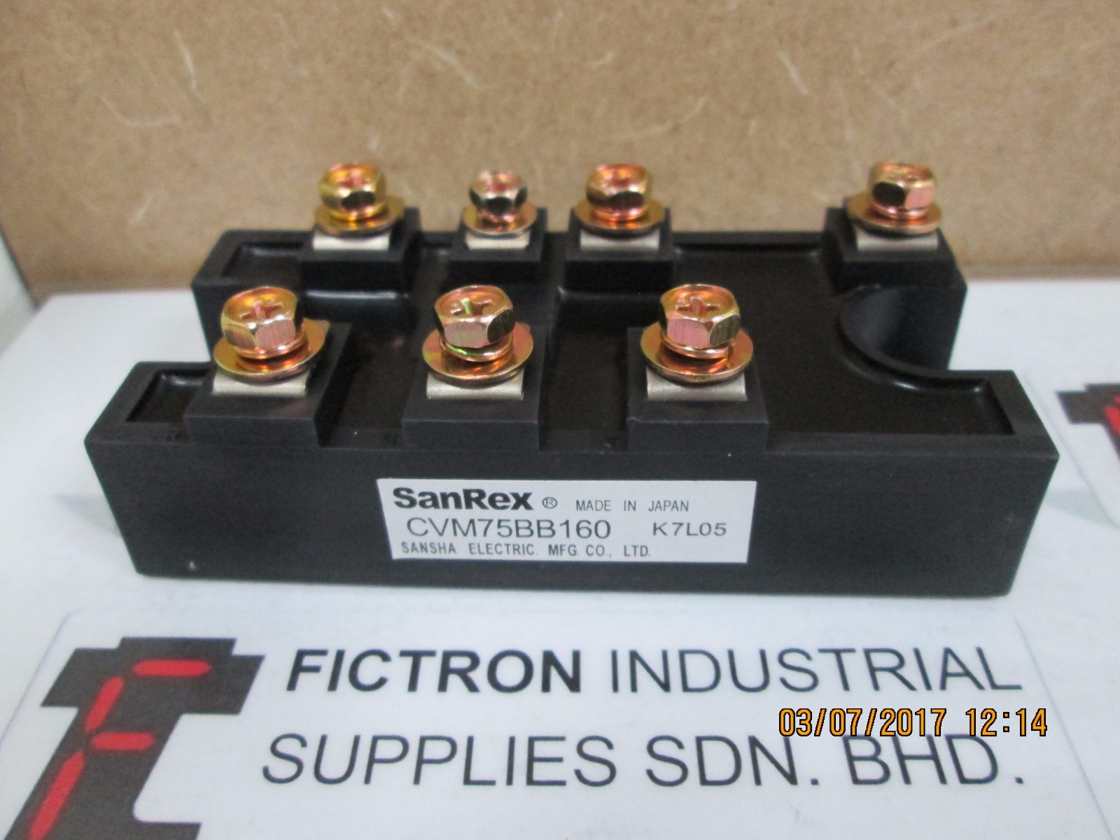SanRex CVM75BB160 75A, 1600V, 3-Phase Power Module for sale online | eBay