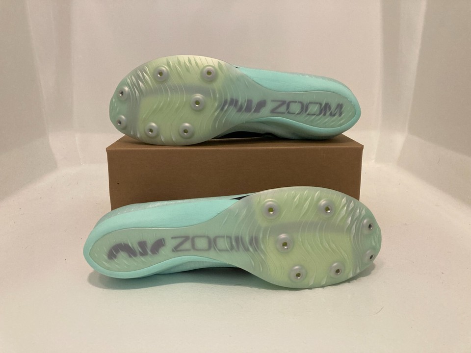 Size 15 Men - Nike Air Zoom Maxfly Mint Green Racing Running Track ...