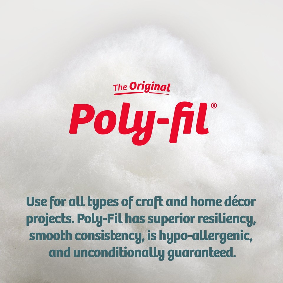 The Original Poly-fil Premium Polyester Fiber Fill by Fairfield Box New ...