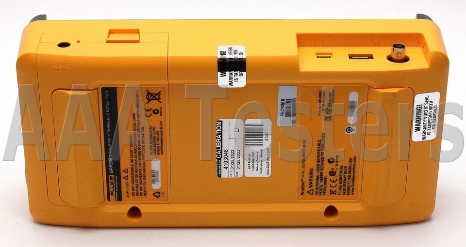 Fluke Biomedical ProSim 8 Vital Signs & ECG Patient Simulator 3979409 ...