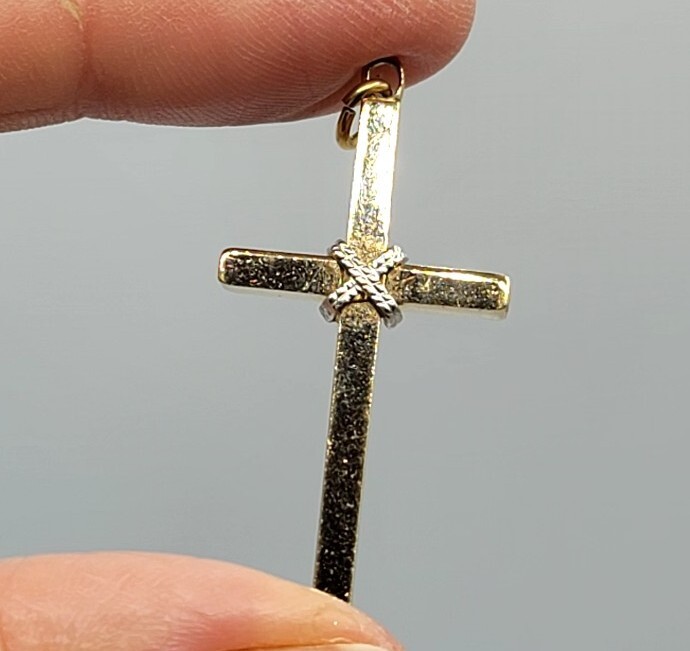 Vtg Cross Pendant 14K Gold Filled PPC Princess Pride Creations Jewelry ...