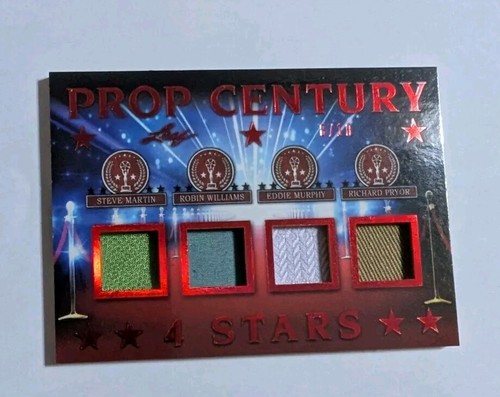 2019 Leaf Pop Century Prop 4 Stars #'d 8/10 RELIC S. Martin, Robin ...