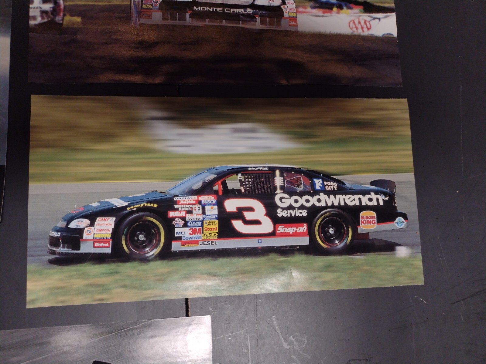 Earnhardt Sr Poster plus 10 pictures from 1998 calendar. Not perfect ...