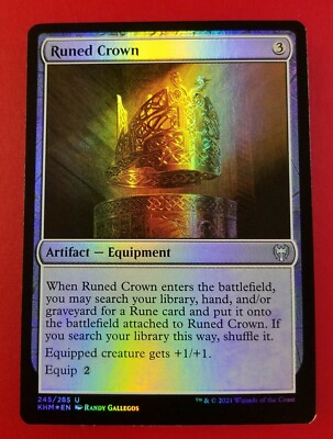 1x Runed Crown | FOIL | Kaldheim | MTG Magic Cards | eBay