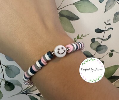 Nautical Summer Smiley Bracelet | eBay