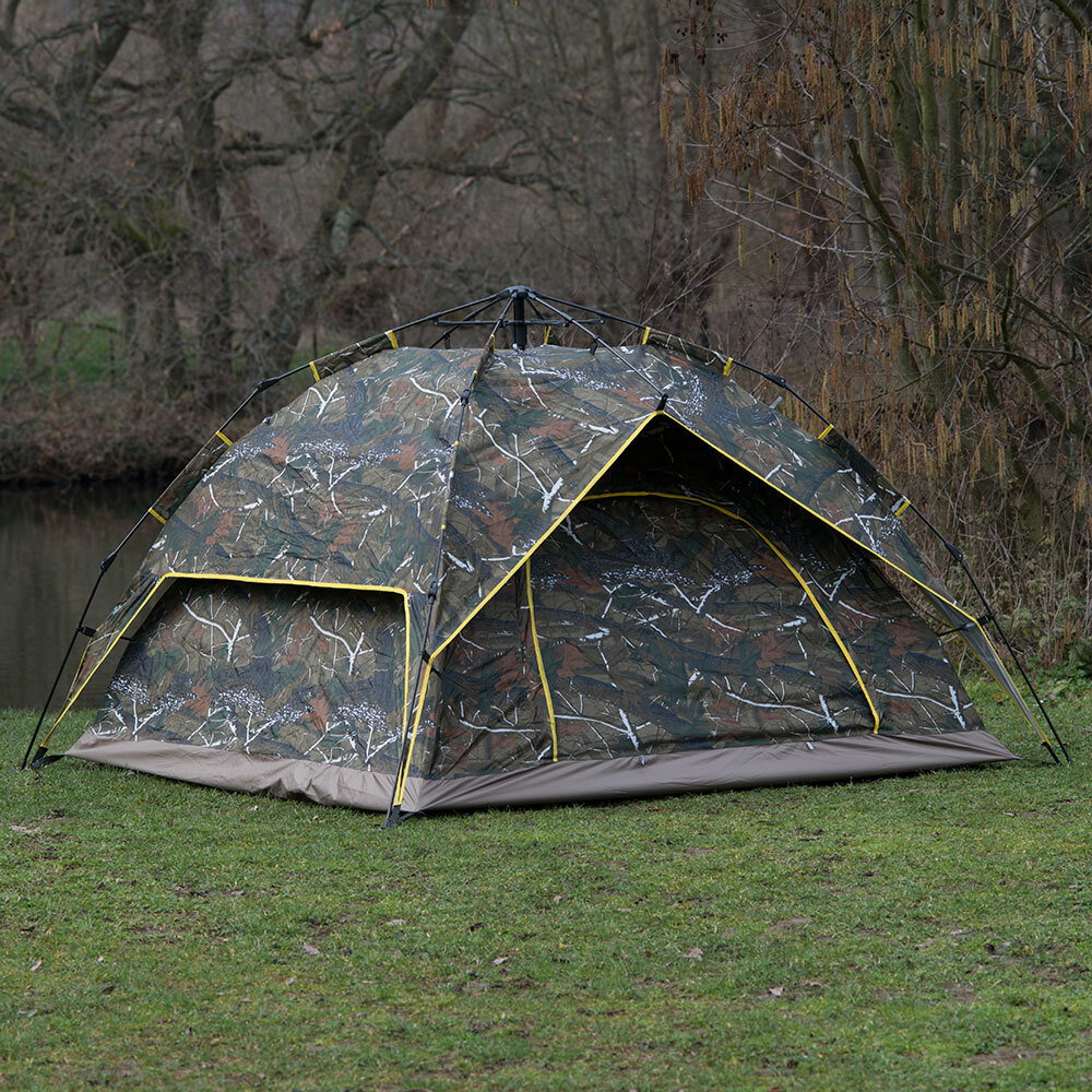 Pop Up Tent 2 Man Automatic Double Waterproof Layer Festival Camping ...