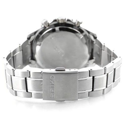 SEIKO SPIRIT SBTR027 Gray Dial Chronograph Stainless Steel Quartz Men's ...