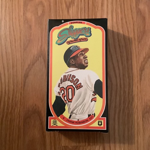 1985 Donruss Sluggers Frank Robinson. Box Intact W/Gum. Excellent ...