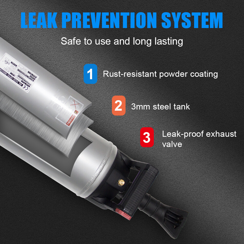 Portable Bead Seater 9L Handheld Bead Bazooka 145psi Aluminum Air Tire ...