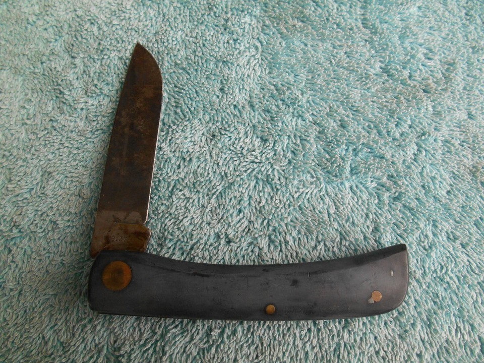 VINTAGE 1976 CASE XX #2137 4 DOT SODBUSTER JR. SINGLE BLADE POCKET ...