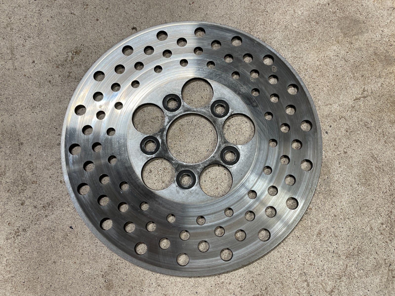 Harley Davidson 73-84 Shovelhead 10" Drilled Brake Rotor 41813-79 | eBay