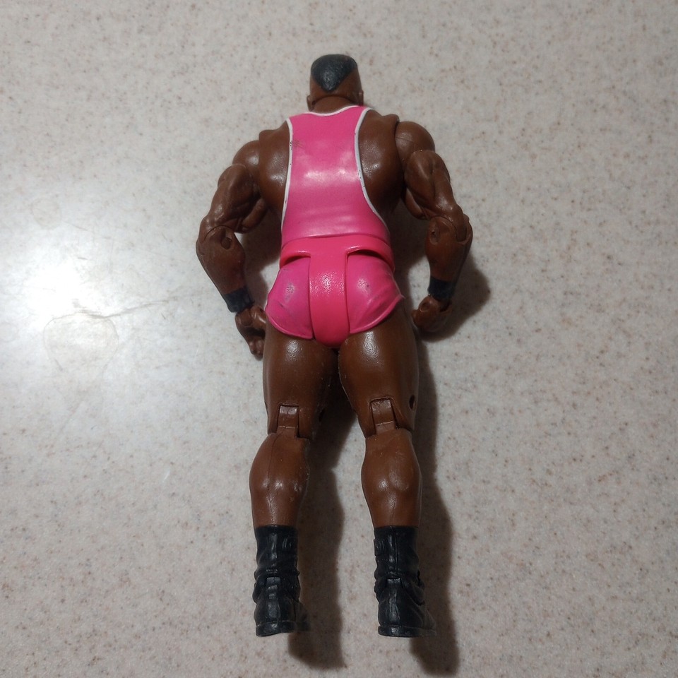 2013 Big E Langston Action Figure Wrestling Pink Suit Mattel WWF WWE ...