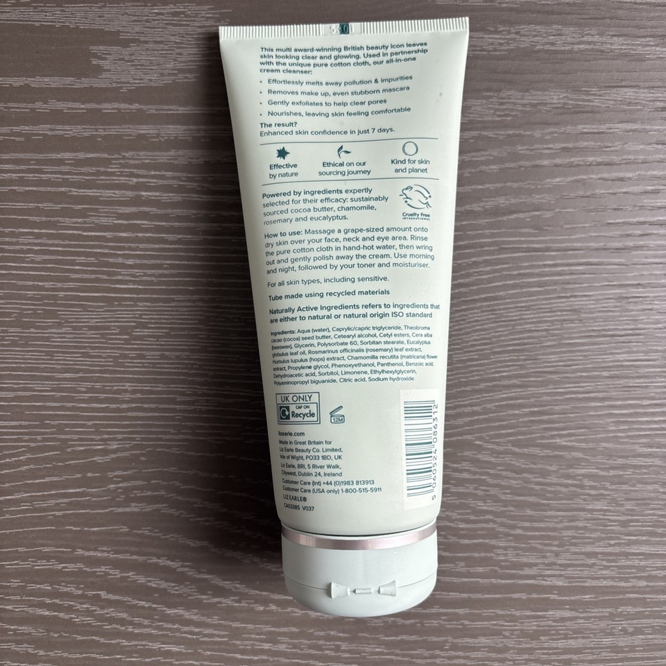 Liz Earle NEW Cleanse and Polish Hot Cloth Cleanser Full Size 200ml ...