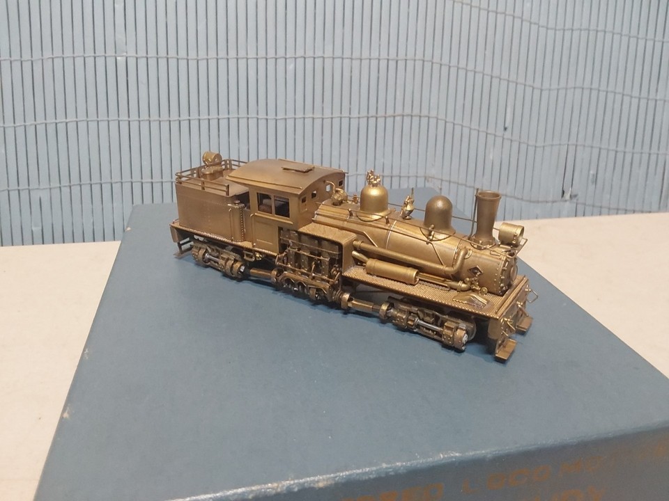 United Models HO Scale BRASS 2-Truck Shay Class "B" Geared Locomotive ...