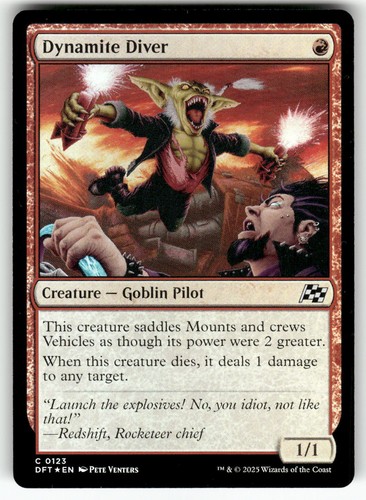 Dynamite Driver Aetherdrift Holographic,Common Magic: the gathering Near Mint | eBay