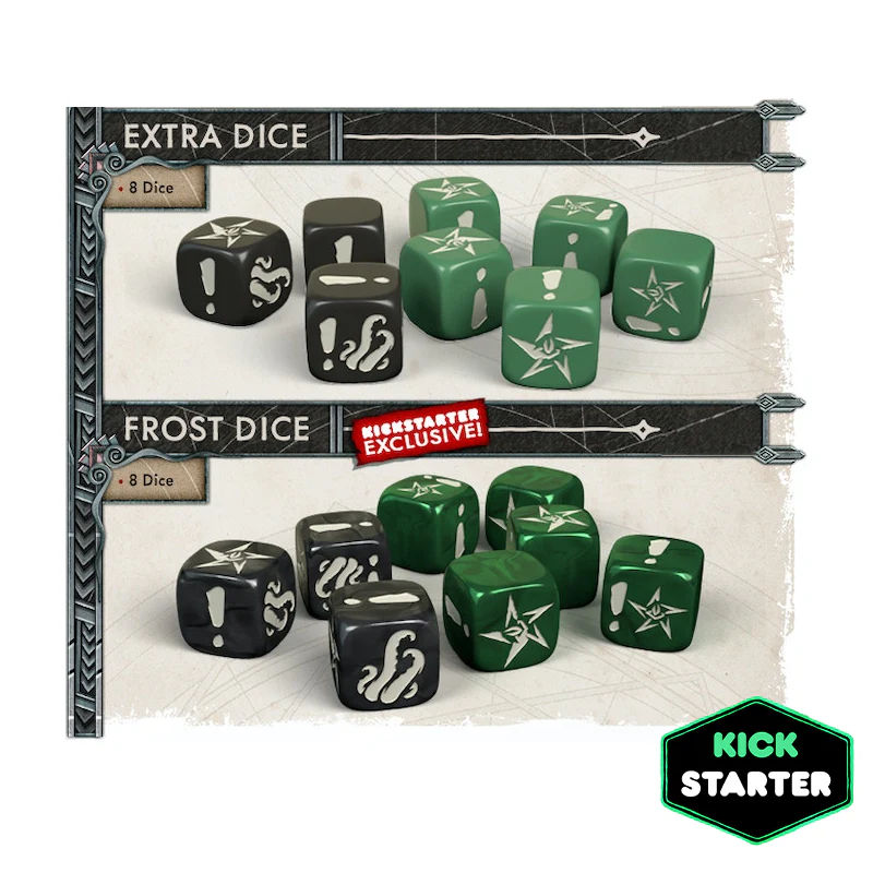 Cthulhu Death May Die: Fear of the Unknown: Frost Dice Bundle ...