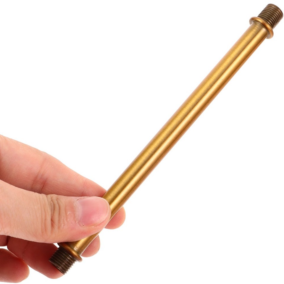 M10 Double Headed Lamp Pipe 150mm Iron Straight Connection Tube for ...