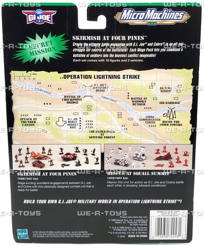 GI Joe Micro Machines Secret Mission Skirmish at Four Pines 1999 Hasbro ...