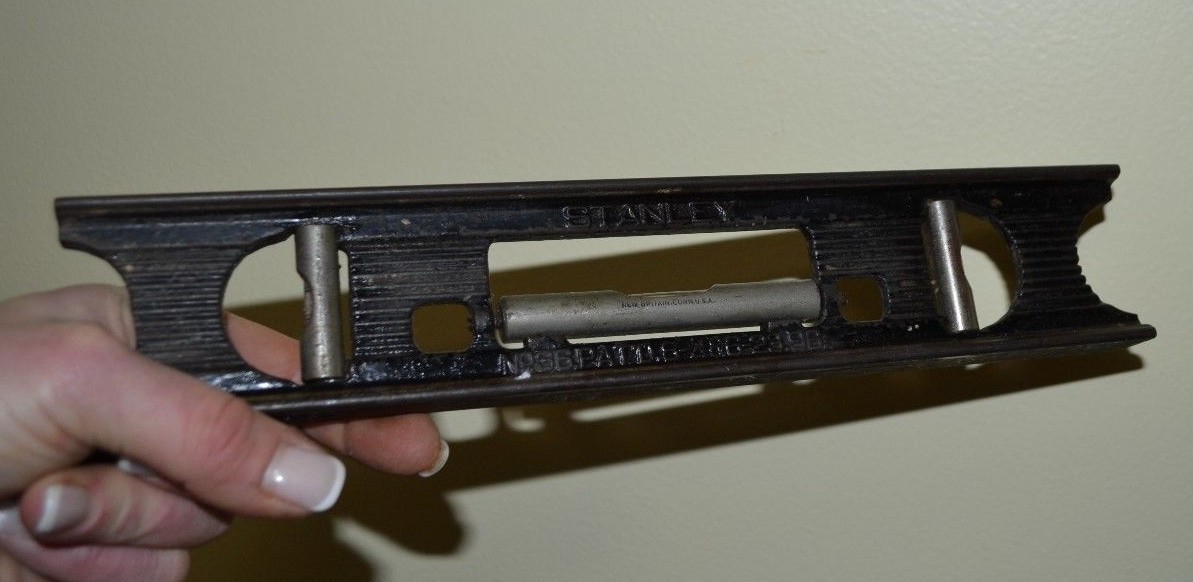 Vintage STANLEY No. 36 Carpenter Machinist Cast Iron 12 Inch Level USA ...