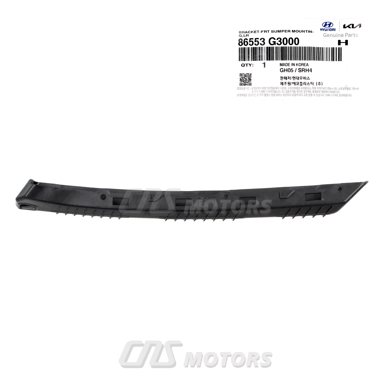 GENUINE Front Bumper Bracket LEFT DRIVER for 18-20 Hyundai Elantra GT ...