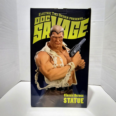DOC SAVAGE Statue Electric Tiki Designs #151 of 300, MINT CONDITION ...