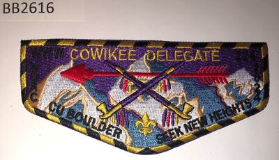 Boy Scout OA Flap Set Cowikee Lodge 224 2024 NOAC Delegate | eBay