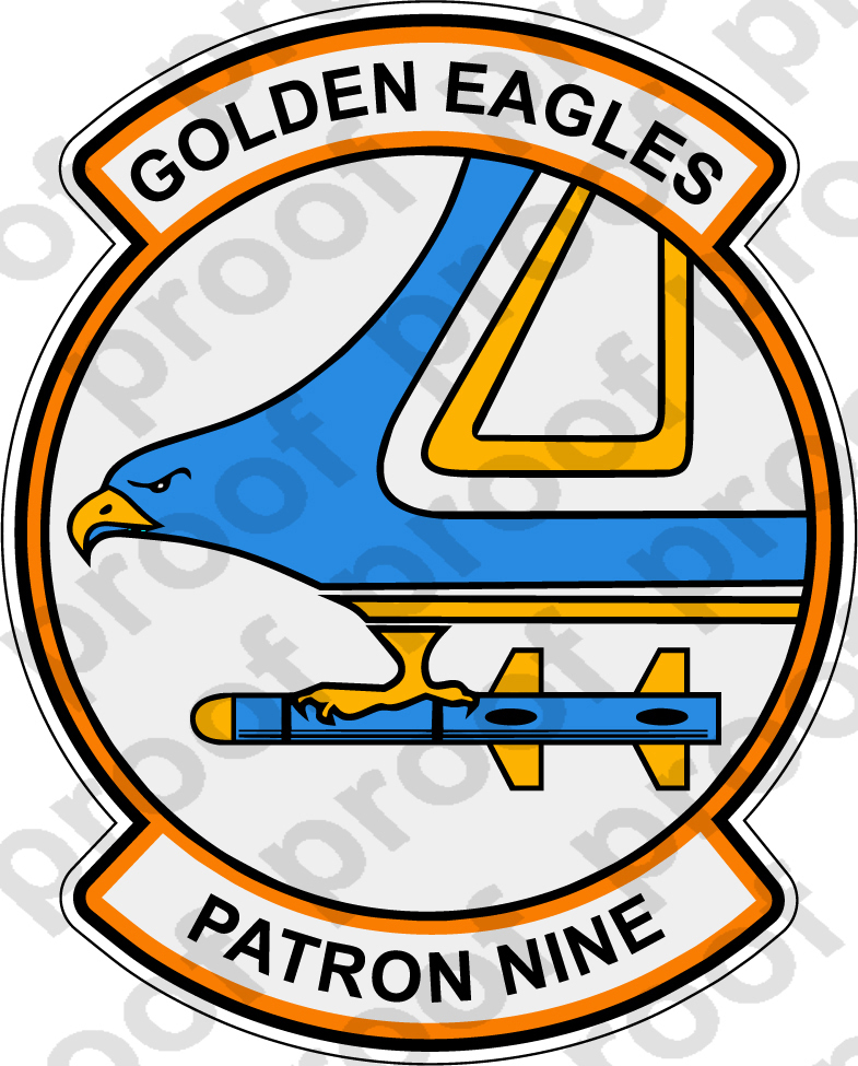 STICKER USN VP 9 Golden Eagles | eBay