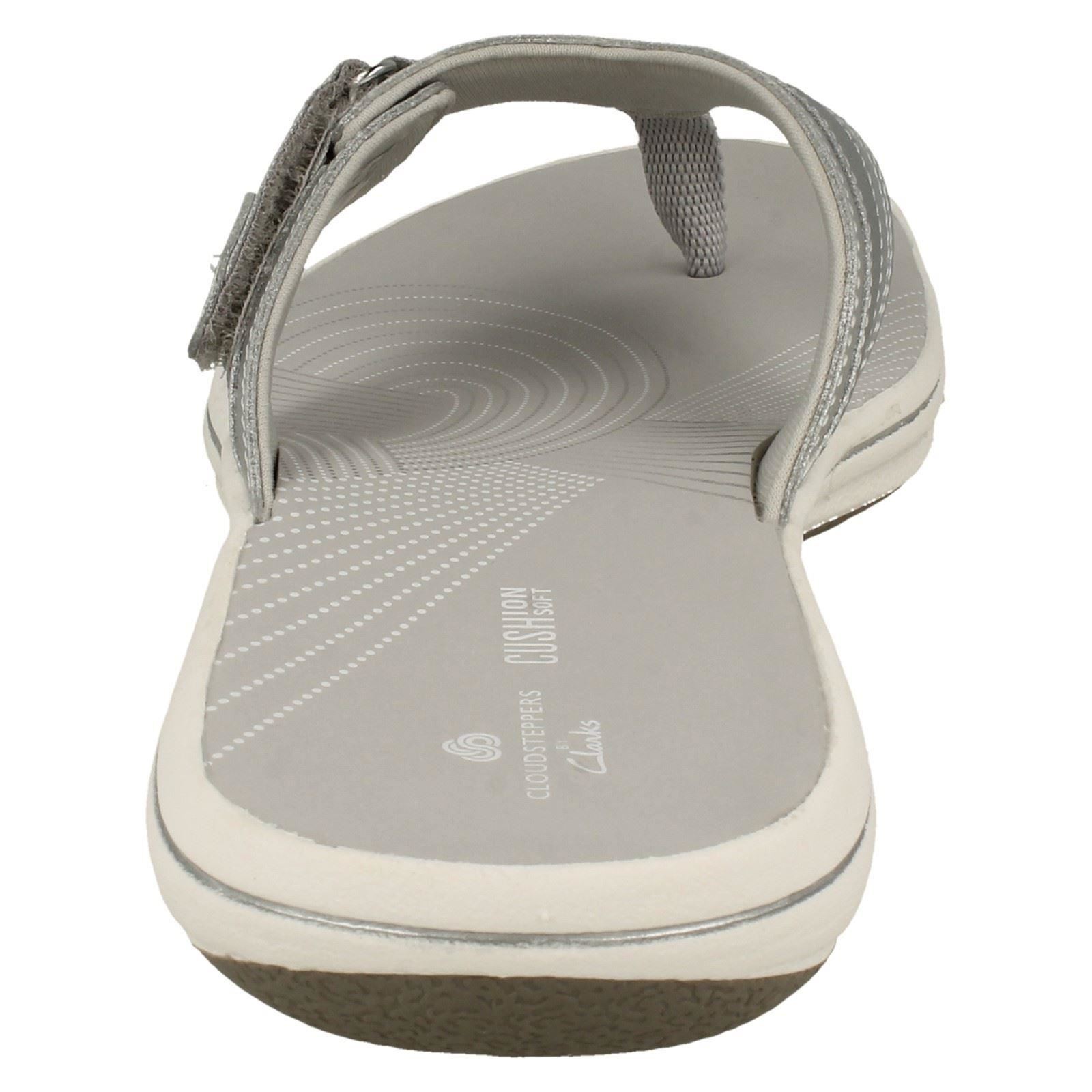 Ladies Clarks Toe Post Sandals - Brinkley Sea | eBay