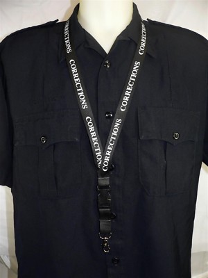 Corrections Lanyard Security ID Card Holder Key Ring Prisons Guard ...