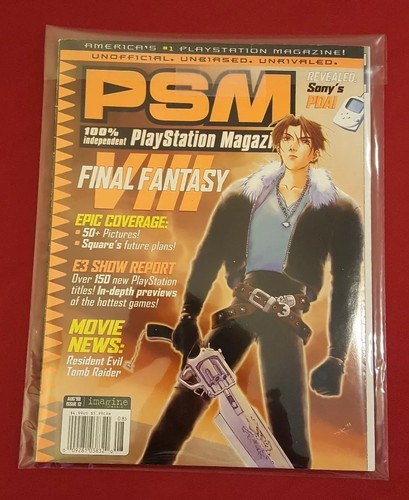 Final Fantasy VIII 8 FF8 1998 PSM PlayStation Magazine Issue 12 Book ...