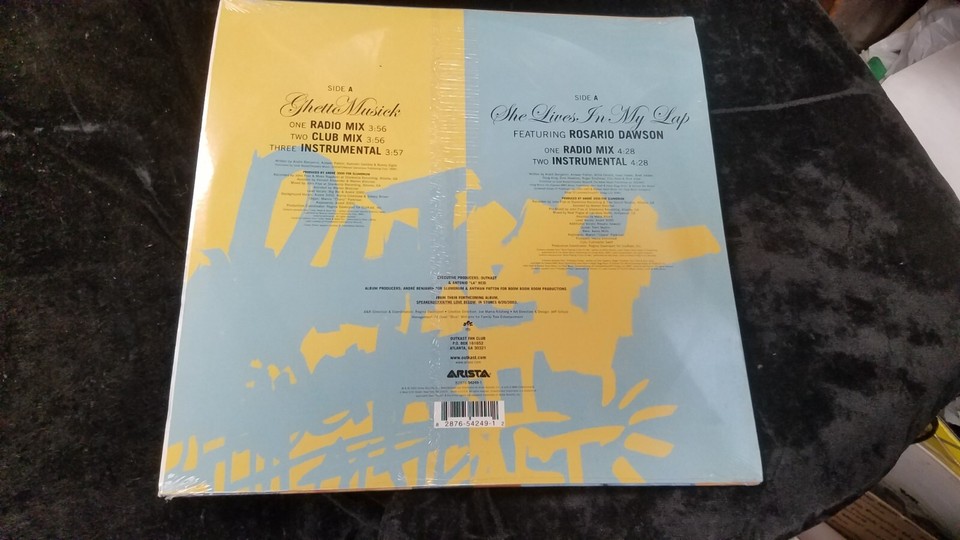 Ghettomusick [Single] [PA] [12 inch Vinyl Disc] by Outkast Vinyl Jul ...