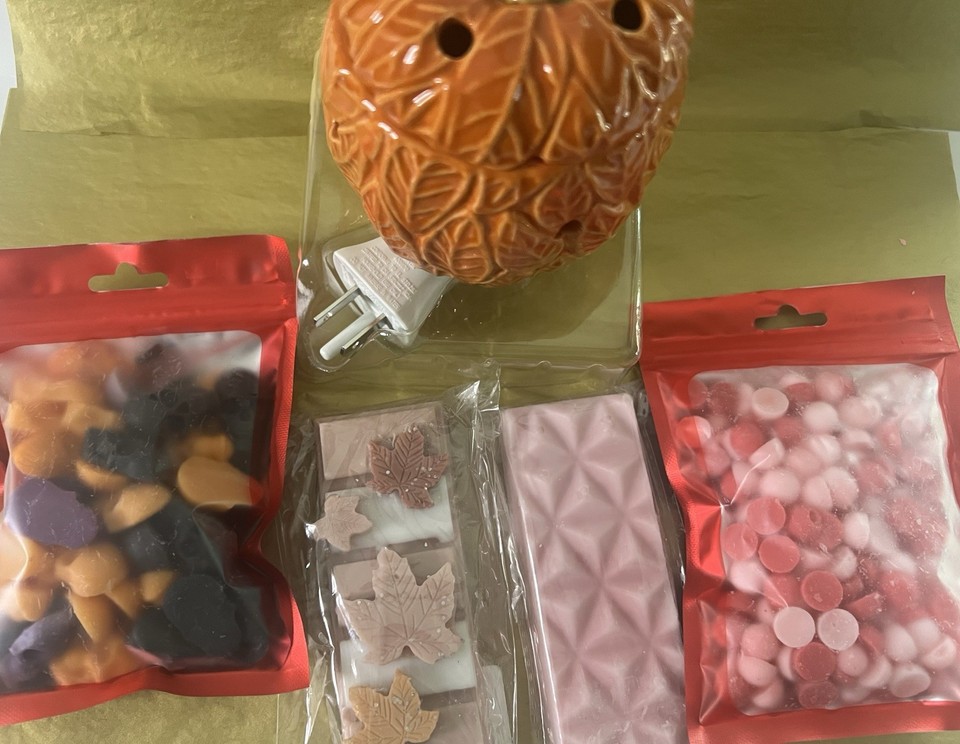 Fall Wax Melt Warmer Set, Wax Melts, Pumpkin Wax Melt Warmer, Wax Melts ...