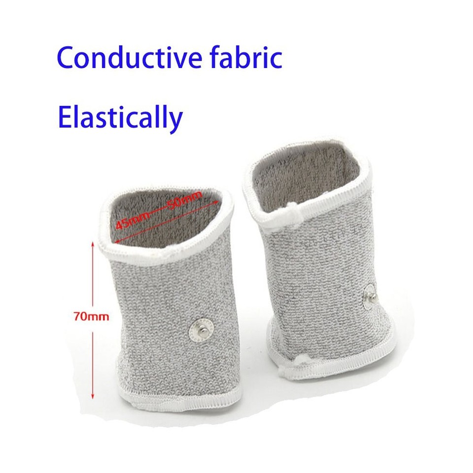 E-stim Adjustable Fabric Silver Thread Conductive Loop Accessories for ...