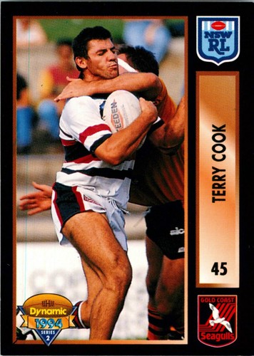 1994 GOLD COAST SEAGULLS NRL Card TERRY COOK Titans | eBay Australia