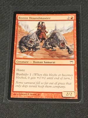 Magic the Gathering Champions of Kamigawa Ronan Houndmaster | eBay