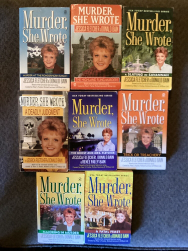 Lot (3) Of 8 Murder She Wrote Books, Jessica Fletcher, Paperback ...