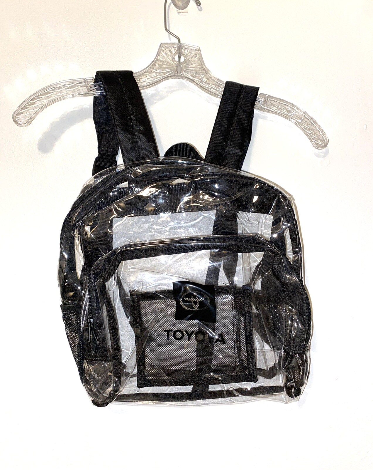 Clear Backpack Toyota With Black Trim - Gem