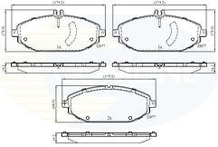 Comline CBP02364 Brake Pad Set for sale online | eBay