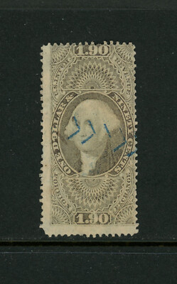 USA Scott # R80 VG Used $1.90 BOB Revenue Stamp Cat $200 | eBay