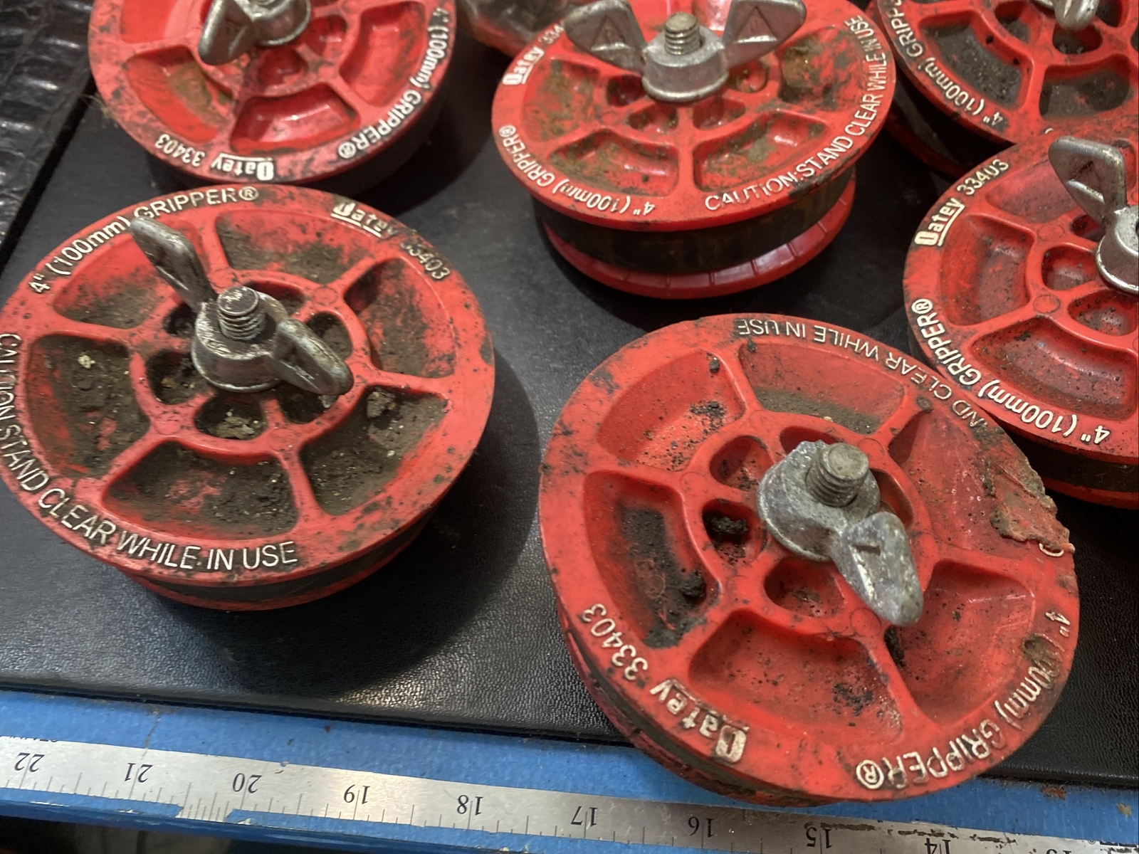 Lot of 13- Oatey Gripper Plastic Test Plugs 4" (33403) & 2-2” (33401 ...