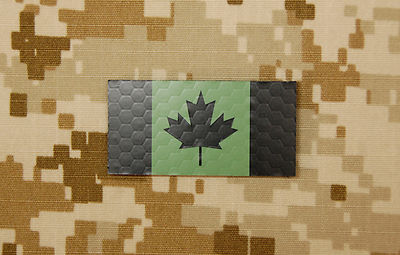 Mini 2"x1" Canadian IR Green Flag Patch JTF-2 CSOR CANSOFCOM SOG ...