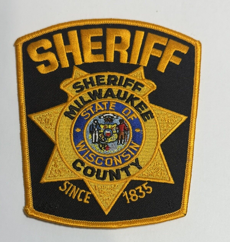 Milwaukee County, Wisconsin Sheriff's department shoulder patch: sheriff police | eBay