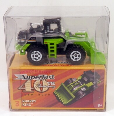 Matchbox Quarry King Front Loader 40th Anniversary Superfast #3 Green ...