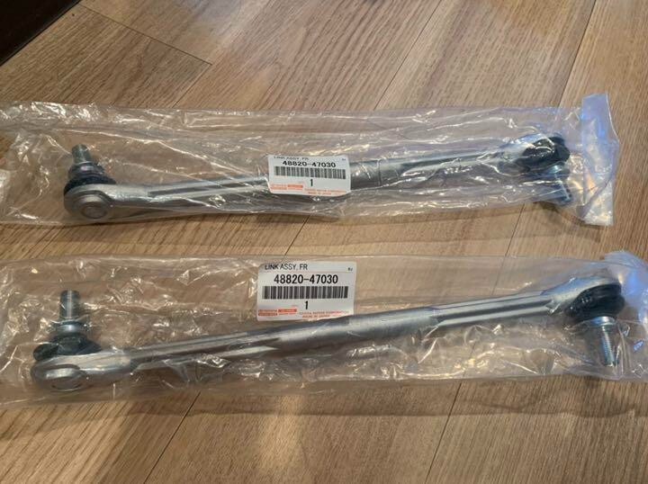 TOYOTA Genuine Front Stabilizer Link x2 Set 48820-47030 OEM | eBay